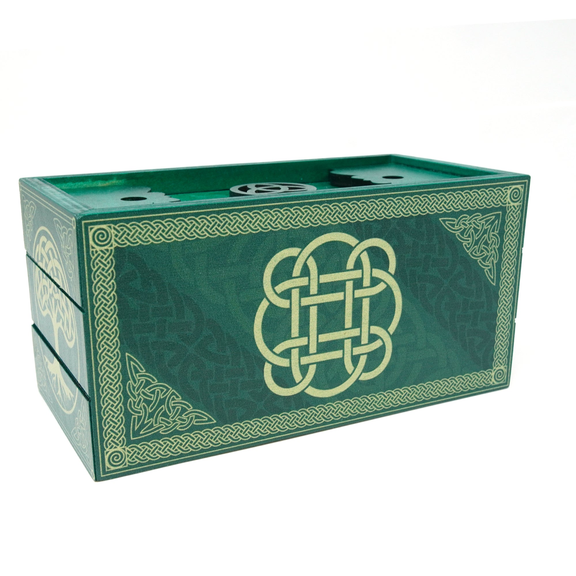 Celtic Puzzle Box | Beginner Wooden Puzzle Box | Secret Stash Box