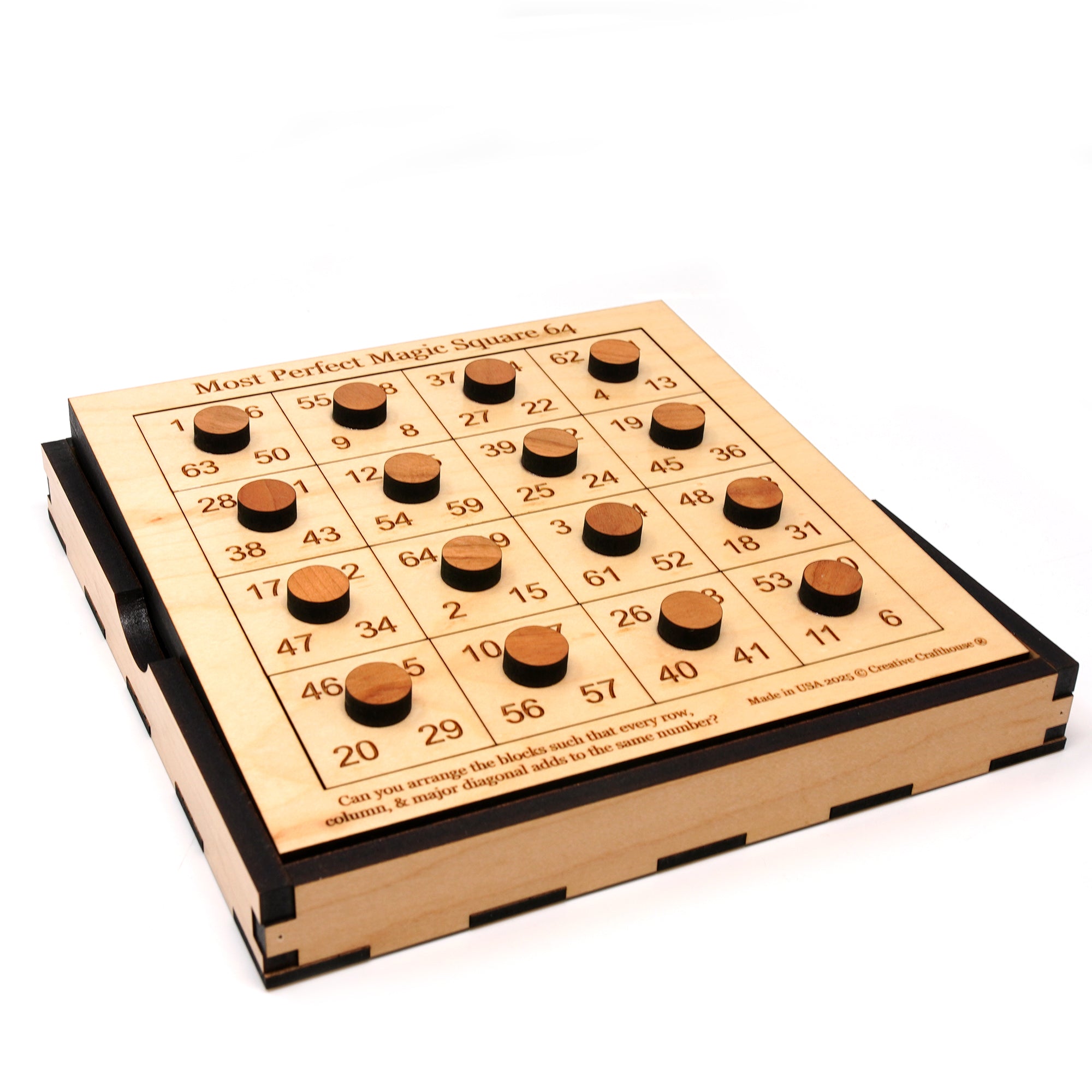 Most Perfect Magic Square Puzzle | Difficult Wooden Math Puzzle