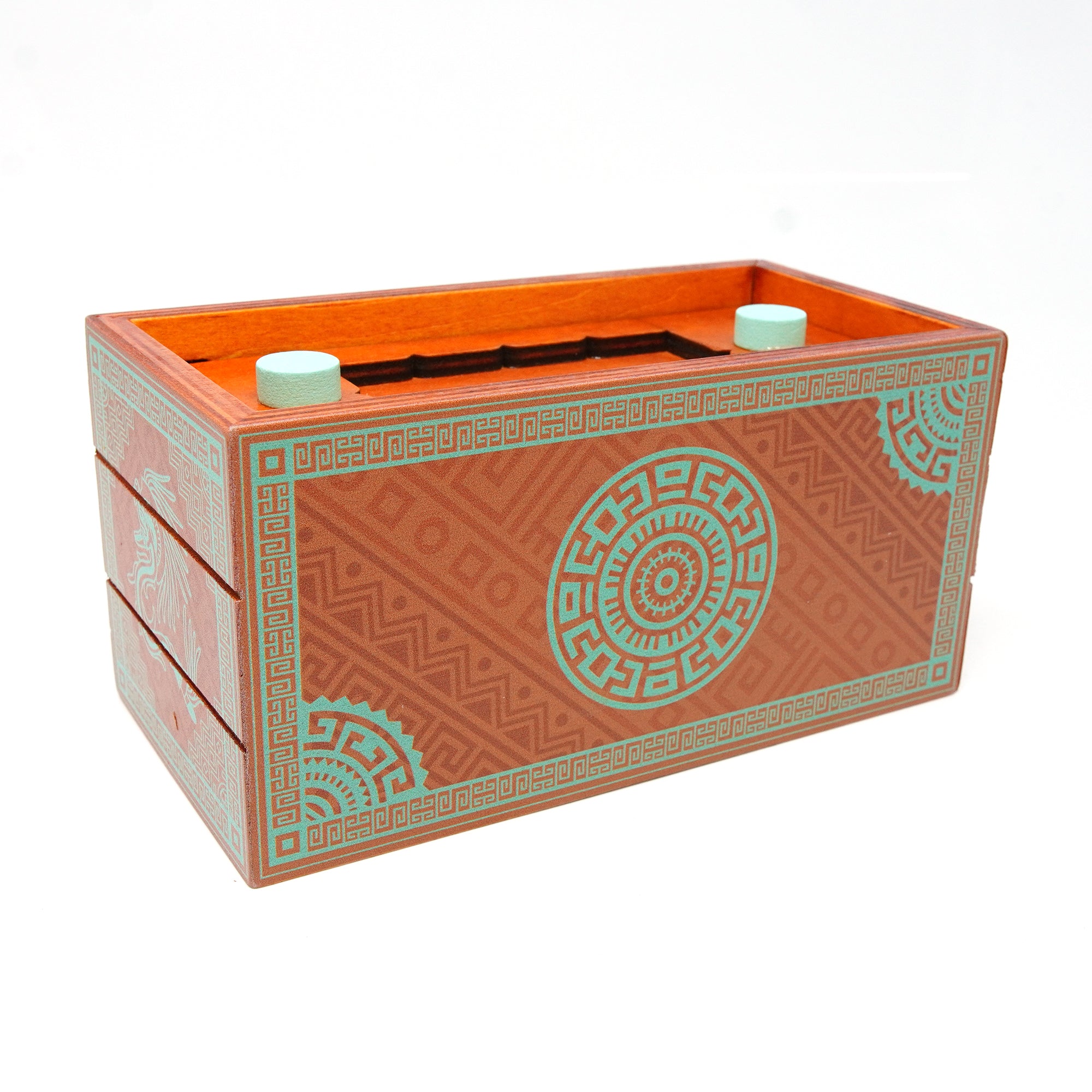 Mayan Puzzle Box | Affordable Wooden Puzzle Box | Secret Stash Puzzle Box