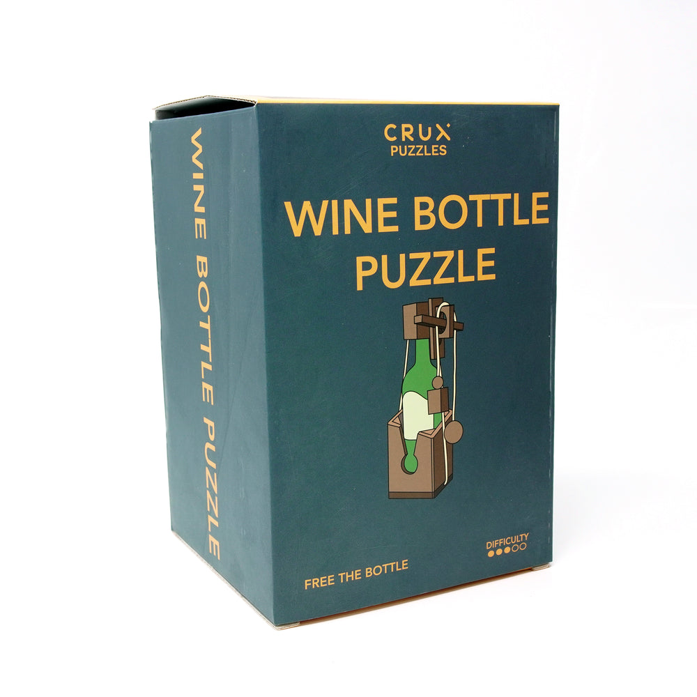 Wine Bottle Puzzle | Wooden Winte Bottle Puzzle - Gift For Adults