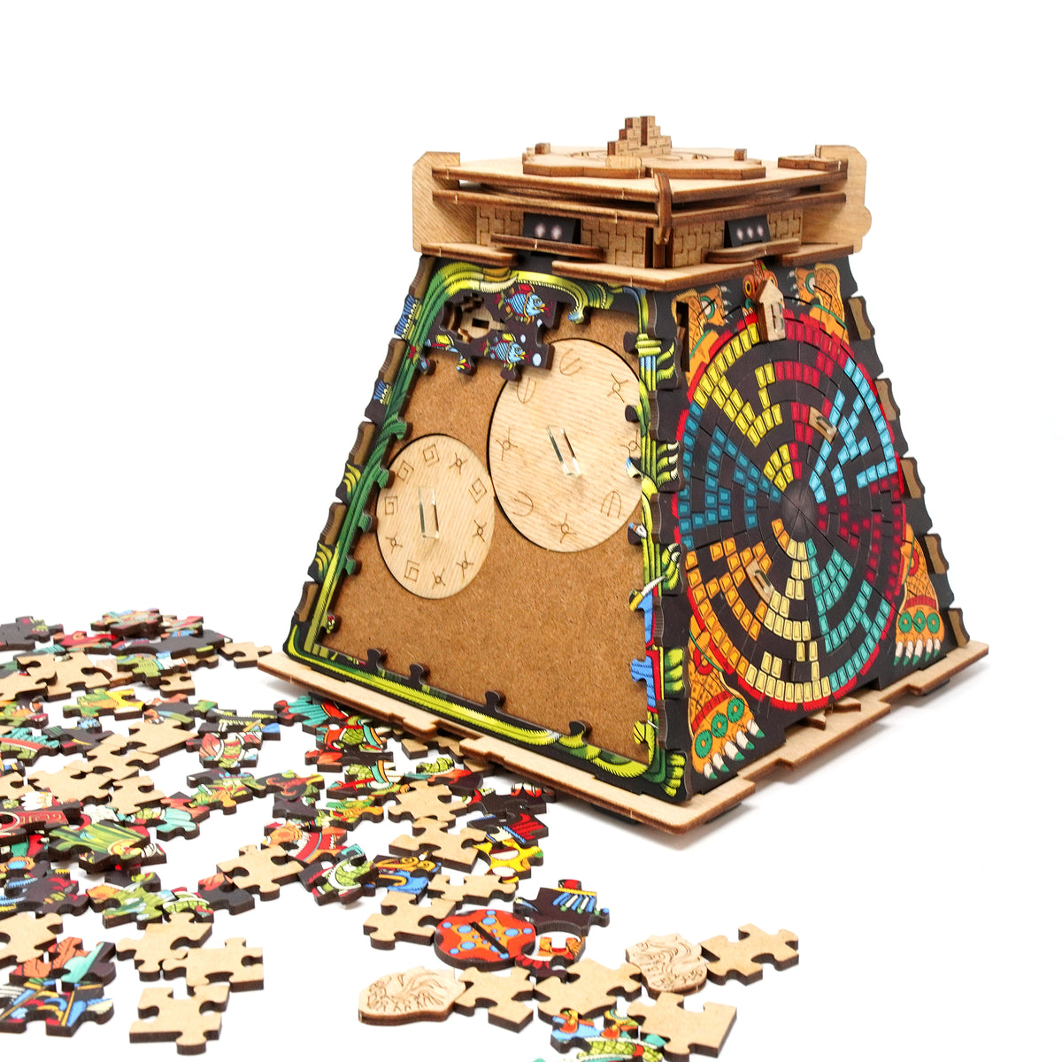 Pyramid of the Sun Puzzle Box