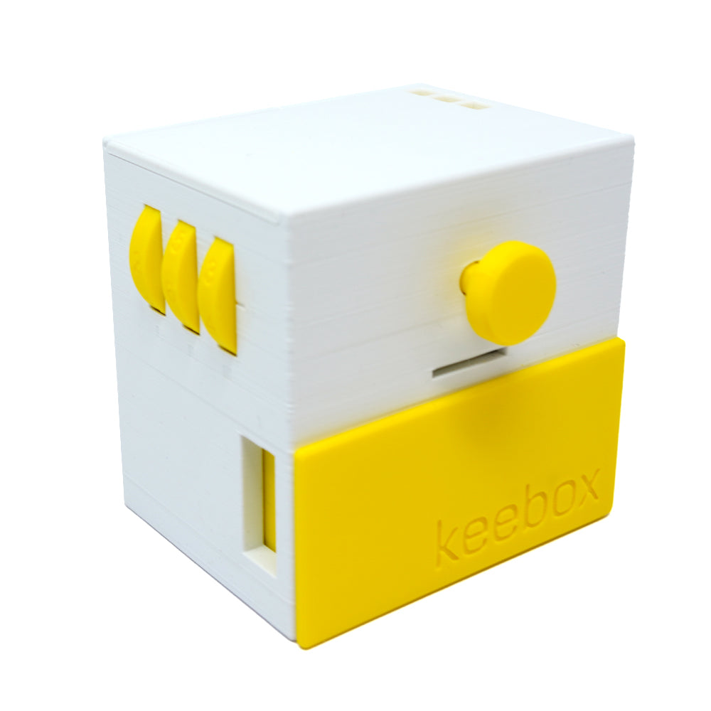 Keebox Yellow Puzzle Box