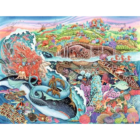 Thalassic Tale Jigsaw - 2000 Pieces | Colourful Marine Life Puzzle