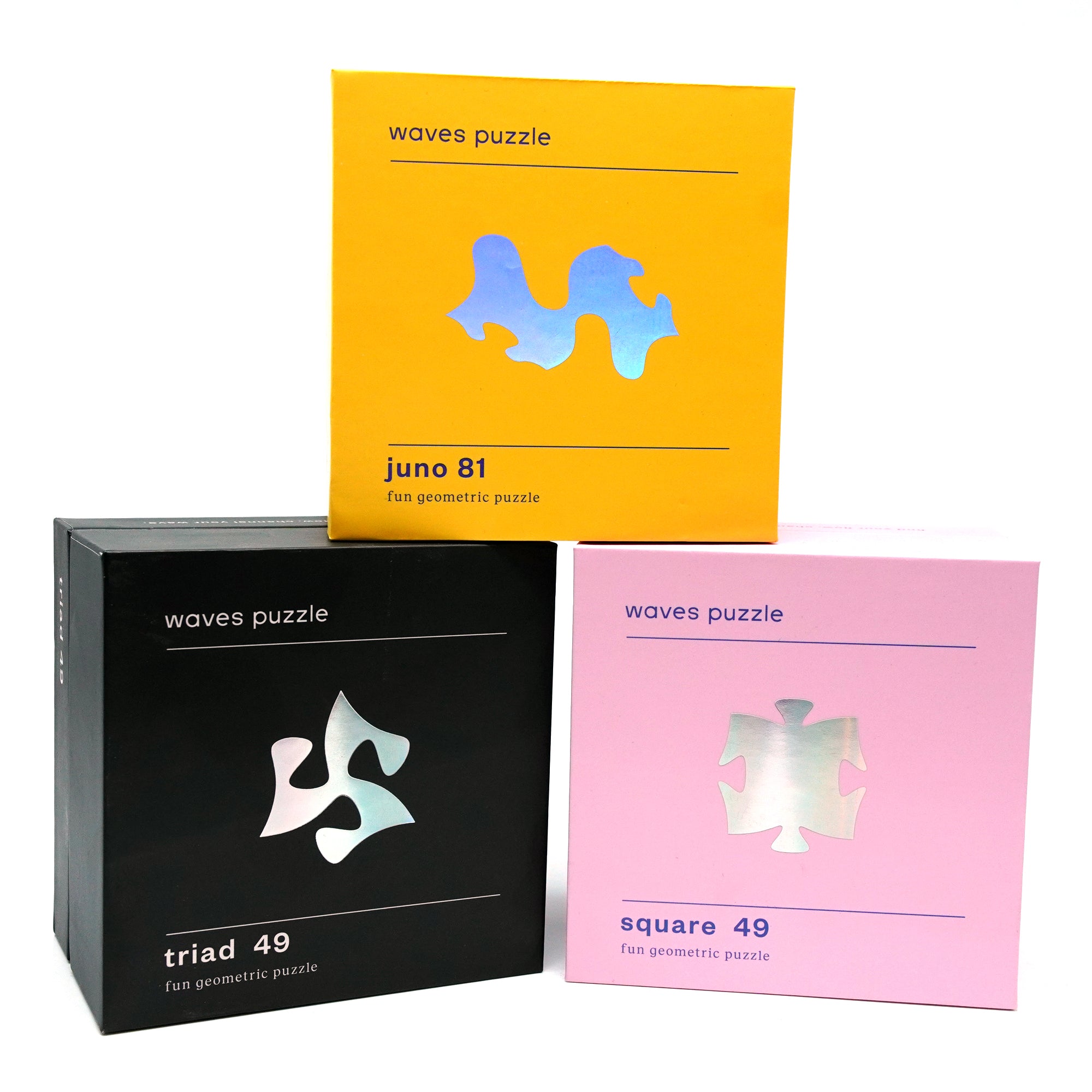 Waves Jigsaw Collection - All 3 Designs | Iridescent Jigsaw Puzzles