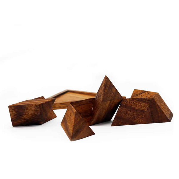 3 Piece Pyramid Puzzle - Triangulator