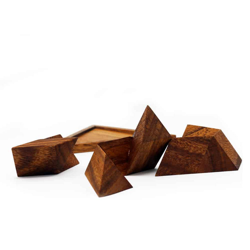 3 Piece Pyramid Puzzle - Triangulator
